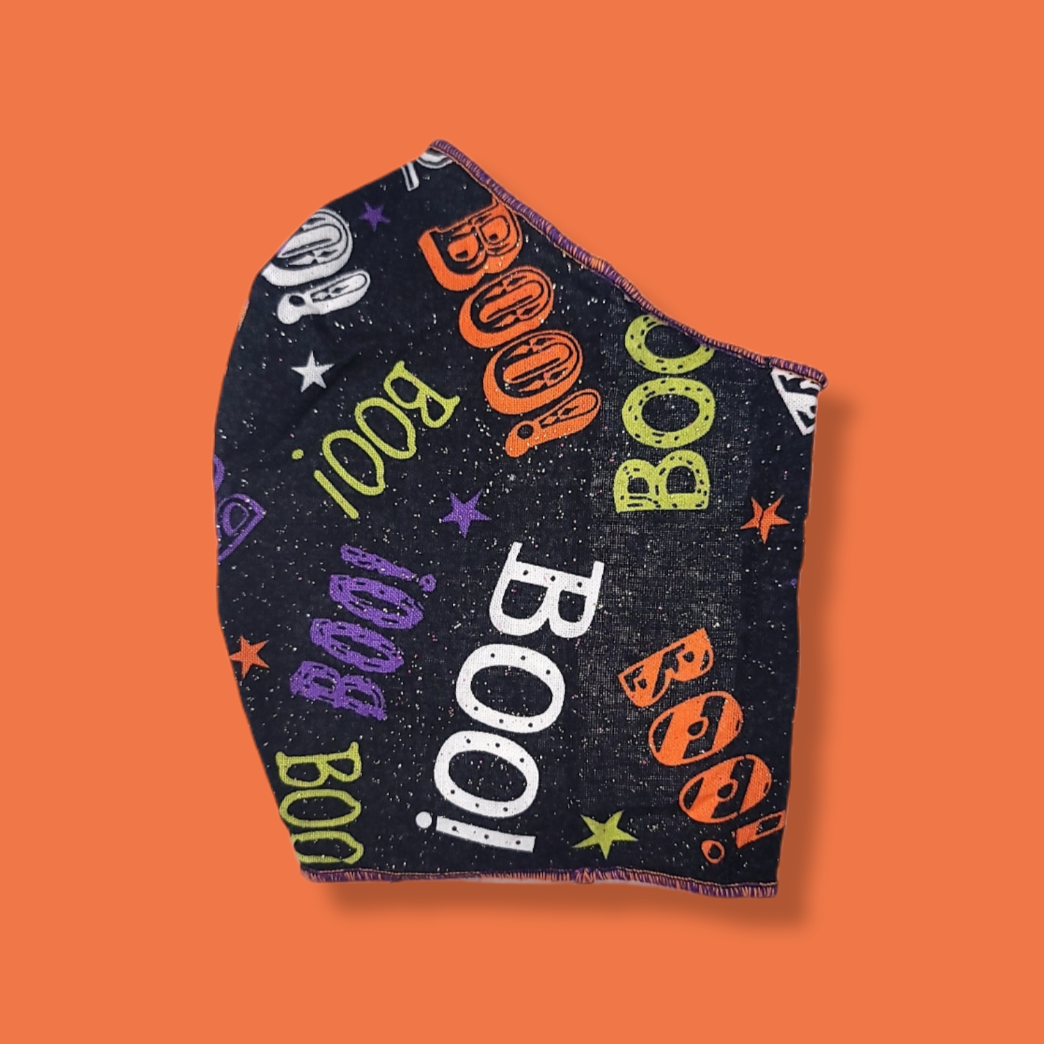 Boo! Glitter mask | Tiny C Crafts